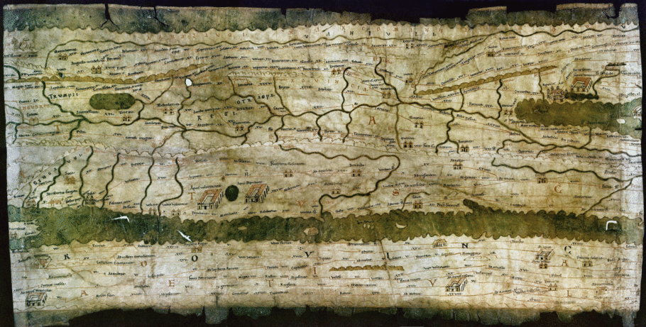 La table de Peutinger - Légion VIII Augusta